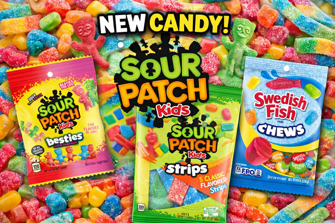 NEW CANDY ALERT !!! -- JAN 2026 -- SOUR PATCH KIDS / SWEDISH FISH ...