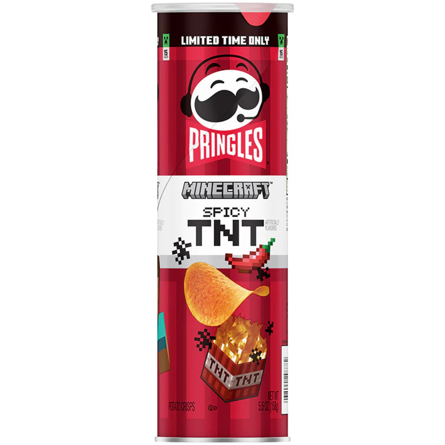 Pringles Minecraft Spicy TNT Chips (USA) – Snackrite Xotiks
