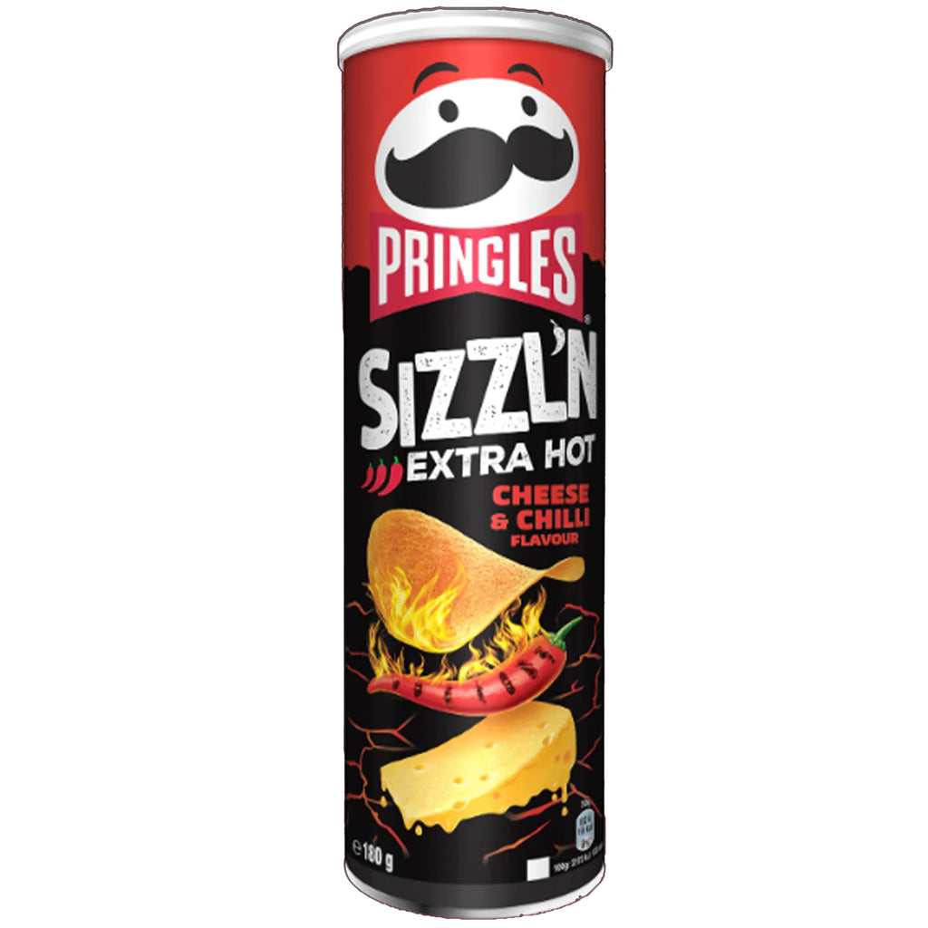 Pringles Sizzl'n Extra Hot Cheese & Chilli – Snackrite Xotiks