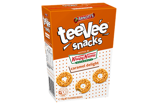 TeeVee Snacks Biscuits Krispy Kreme Caramel Delight Biscuits (Australi ...